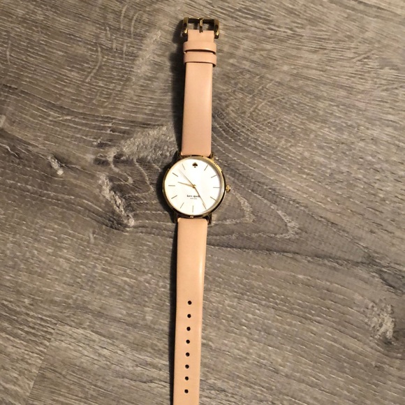 kate spade | Accessories | Kate Spade Nude Leather Watch | Poshmark